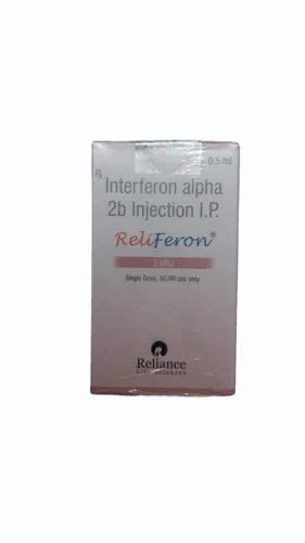 Reliance Reliferon Interferon Alpha 2b Injection For Sc Im Use 0 2 Ml At Best Price In New Delhi
