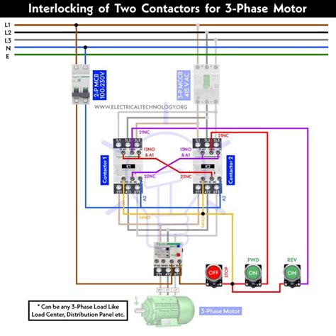 Electrical Interlocking Control Circuit Diagram