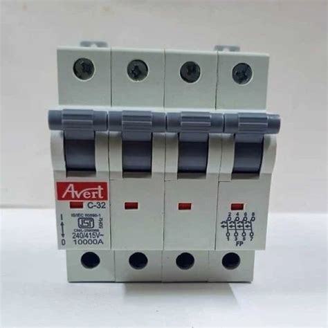 Avert C32 Four Pole Mcb At Rs 500piece In New Delhi Id 2853377582048