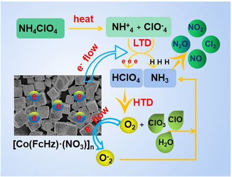 Schematic Illustration For The Proposed Catalytic Thermal Decomposition