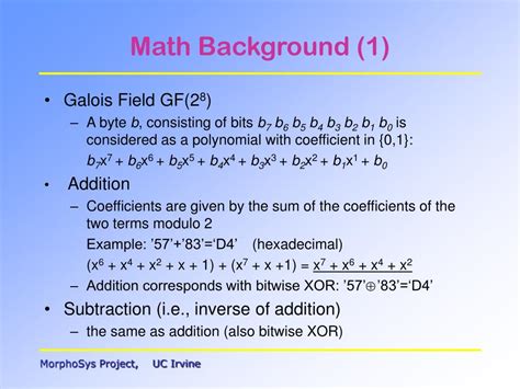 Ppt Mapping The Aes Algorithm To Morphosys Architecture Powerpoint