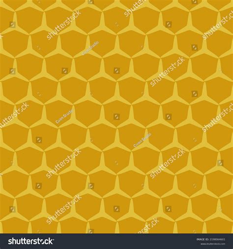 Seamless Honeycomb Pattern Backdrop Wallpaper Textile Stock Vector Royalty Free 2198064601
