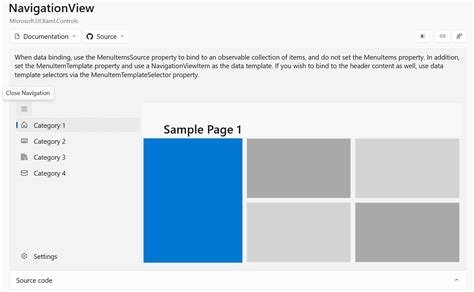 how to use navigationview in maui like winui3 · dotnet maui