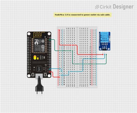 Esp8266 Nodemcu With Dht11 Sensor For Mqtt Based Temperature And