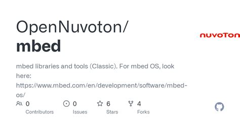 Github Opennuvoton Mbed Mbed Libraries And Tools Classic For Mbed Os Look Here Https