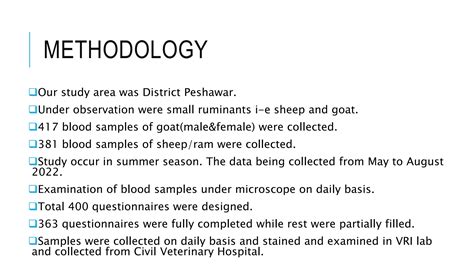 Epidemiological And Morphological Investigation Of Tick Borne Diseasepptx