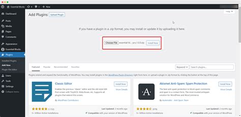 How To Install And Activate Essential Blocks Pro Essential Blocks