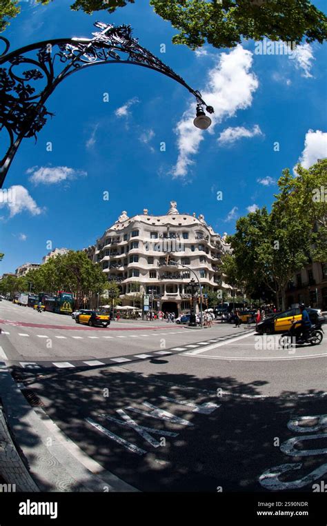 Casa Mila Aka La Pedrera By Antoni Gaudi Modernist Architecture And