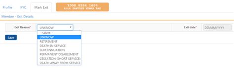 How To Mark Individual Employee Exit Unified Epf Portal