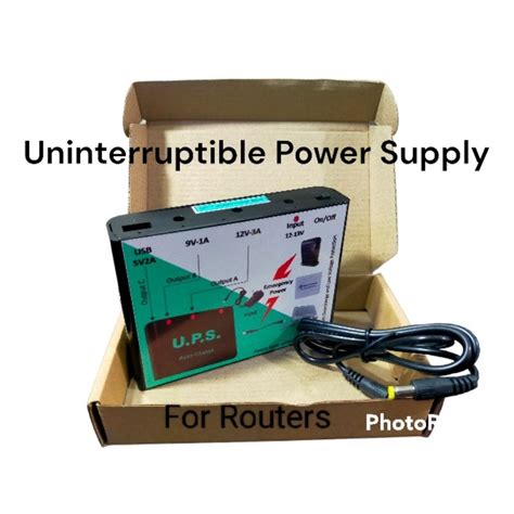 Uninterruptible Power Supply Ups For Routers Pldt Converge Sky Globe Fiber With 5v Usb