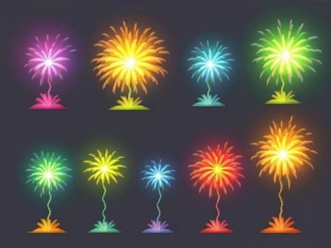 13000 Animation Sprite Sheet Fireworks Pictures