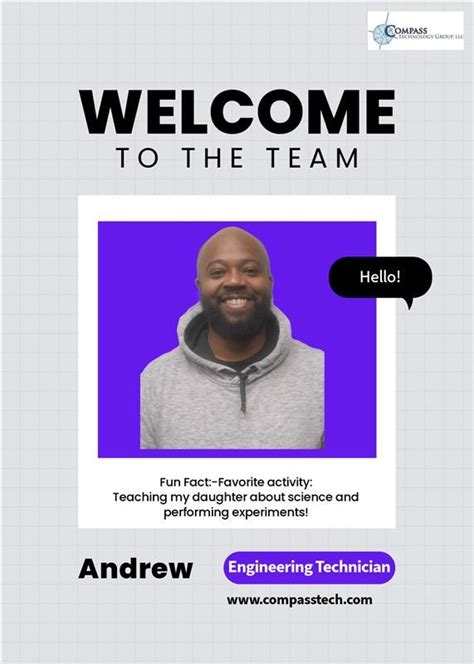 Newteammember Materialtesting Compasstech Welcome Compass Technology Group Llc