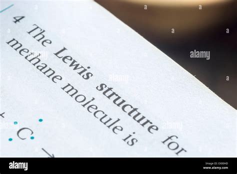 Formulation Of Molecule With Lewis Formula Stock Photo Alamy