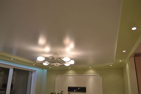 Сатиновые натяжные потолки: фото, плюсы и минусы матовых, цена и уход