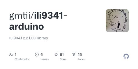 Github Gmtiiili9341 Arduino Ili9341 22 Lcd Library