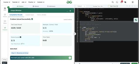 160daysofcode Gfg Codingchallege Gfg160 Datastructuresmastery Learntocode Geekstreak2024