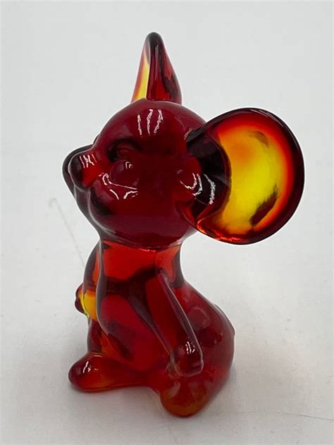 Fenton Ruby Mouse