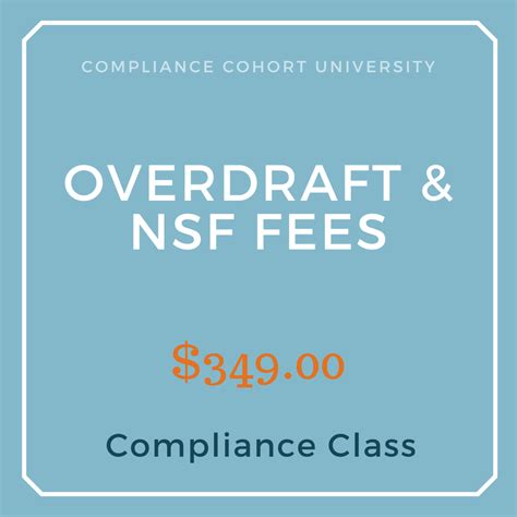 Overdraft And Nsf Fees — Compliance Cohort