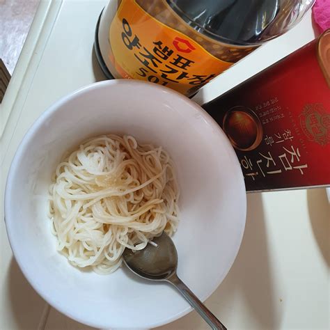 화사 간장비빔국수 만들기