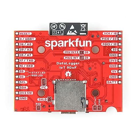 Sparkfun Datalogger Iot 9dof Imu For Built In Logging Of A Triple