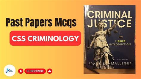 Css Criminologymcqs Series Criminology Past Papers Mcqs Alma Mater