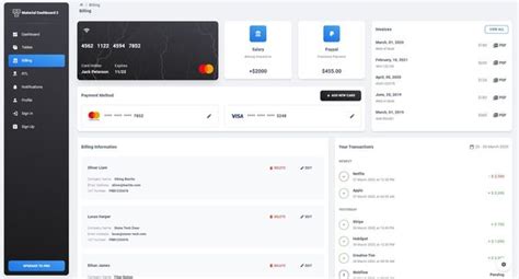 Material Dashboard React Free Template