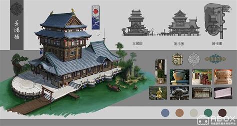 场景场景外包美术盒子 花瓣网