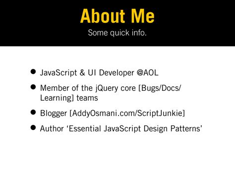 scalable javascript design patterns speaker deck