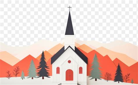 PNG Church Architecture Building Painting Free PNG Rawpixel