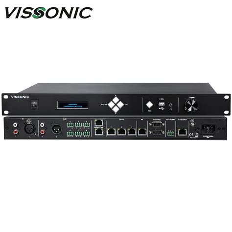 Vissonic Full Digital Networked Wireless Dsp Conference Processor Support Wireless And Wired