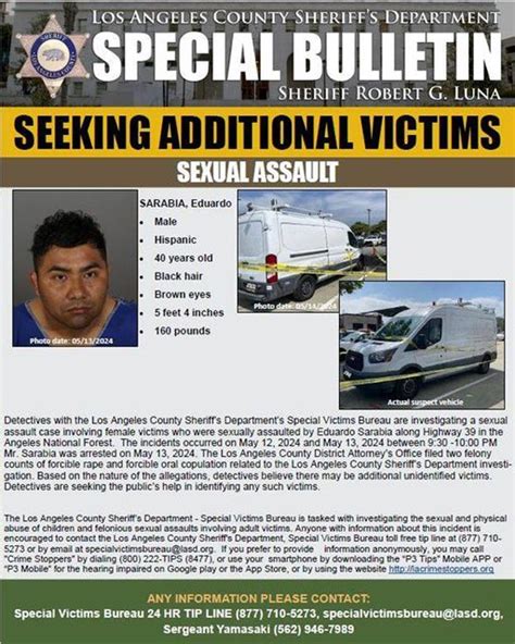 Los Angeles County District Attorney Gascón Announces Charges Against Man In Sexual Assault Of