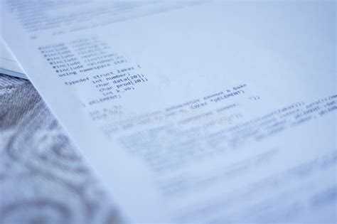 Printout Of The Application Code Test In The C Programming Language