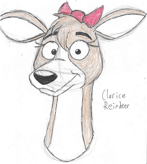 Clarice Reindeer By Jamesthedalmatian On Deviantart