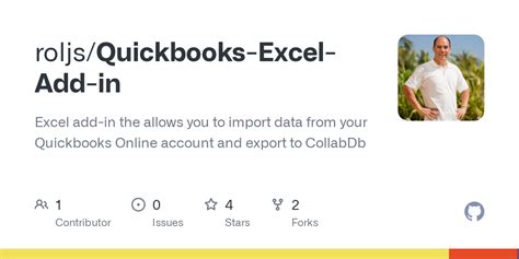 Github Roljsquickbooks Excel Add In Excel Add In The Allows You To Import Data From Your