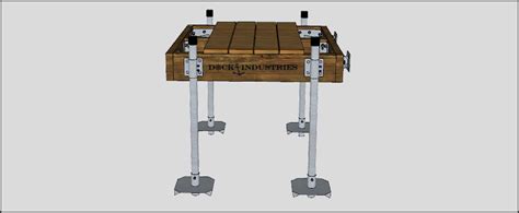 4 Heavy Duty Fixed Dock Kit Dock Industries