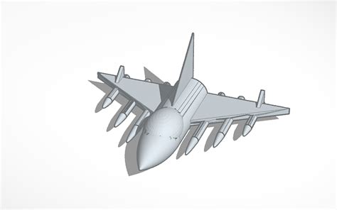 3d Design Fighter Jet Tinkercad