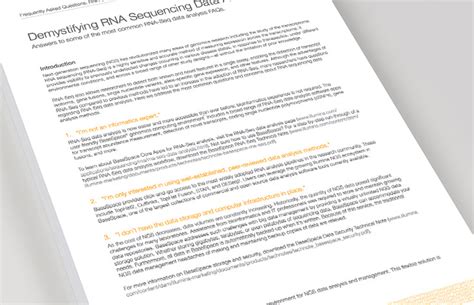 Rna测序 Rna Seq方法和工作流程