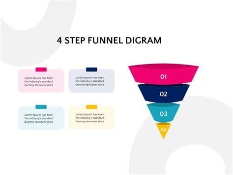 Geometric Funnel Powerpoint Template Slidesangel