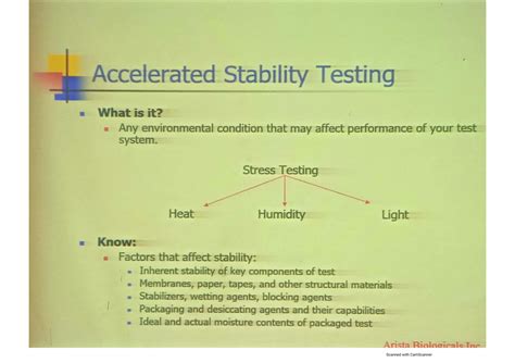 Solution Accelerated Stability Testing Studypool