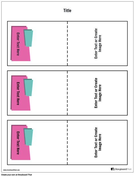 Plantilla De Tarjetas Didácticas 5 Раскадровка по Es Examples