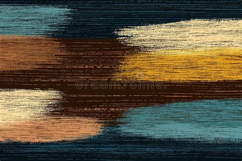 Abstract Colorful Brush Strokes Creating A Vibrant Texture On A Dark Background Stock Image