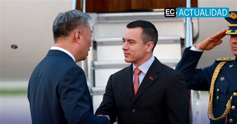 Daniel Noboa Llegó A China Esta Será Su Agenda El Comercio