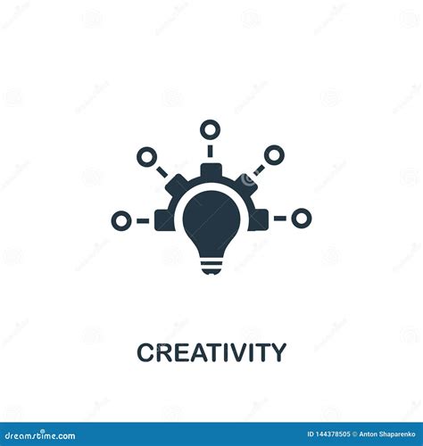 Creativity Icon Creative Element Design From Productivity Icons Collection Stock Illustration