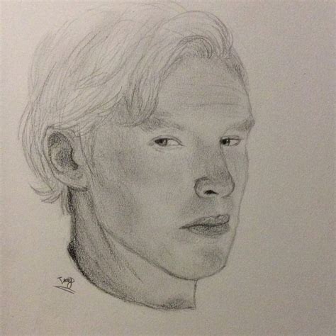 Benedict Cumberbatch Sketch Instagram Photo Male Sketch Instagram