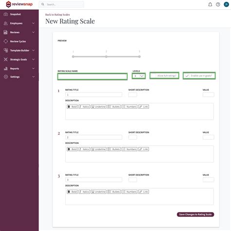 Reviewsnap How To Create A Rating Scale Reviewsnap