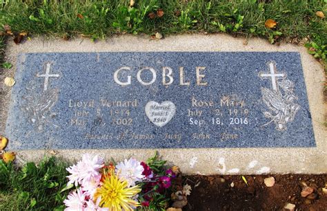 Lloyd Vernard Goble 1914 2002 Find A Grave Memorial