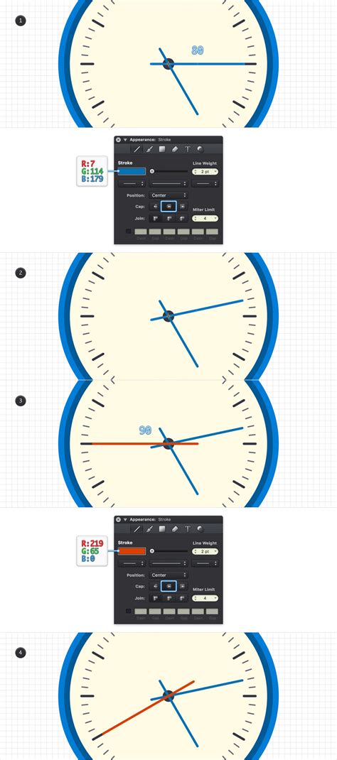 Graphic Create A Simple Clock Illustration