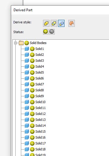 solved issue with derive solids [ipt] autodesk community