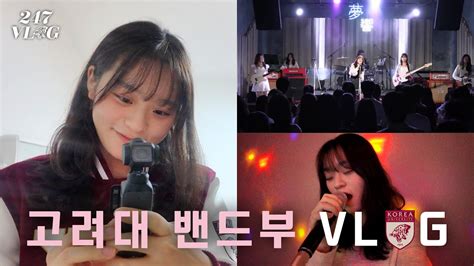 🐯대학 낭만 그 잡채🐯 고려대 밴드부 Vlogㅣ 247log ㅣ고려대학교 경영학과 Youtube