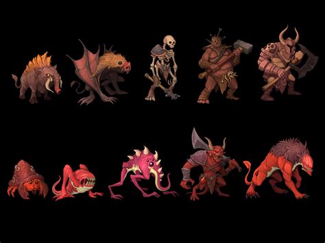 Fantasy Army Characters Pack4